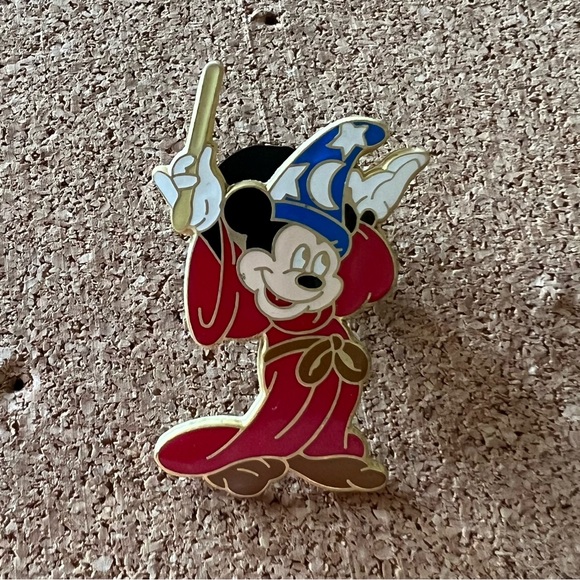 Disney | Accessories | Disney Fantasia Sorcerer Mickey Mouse Enamel Pin ...